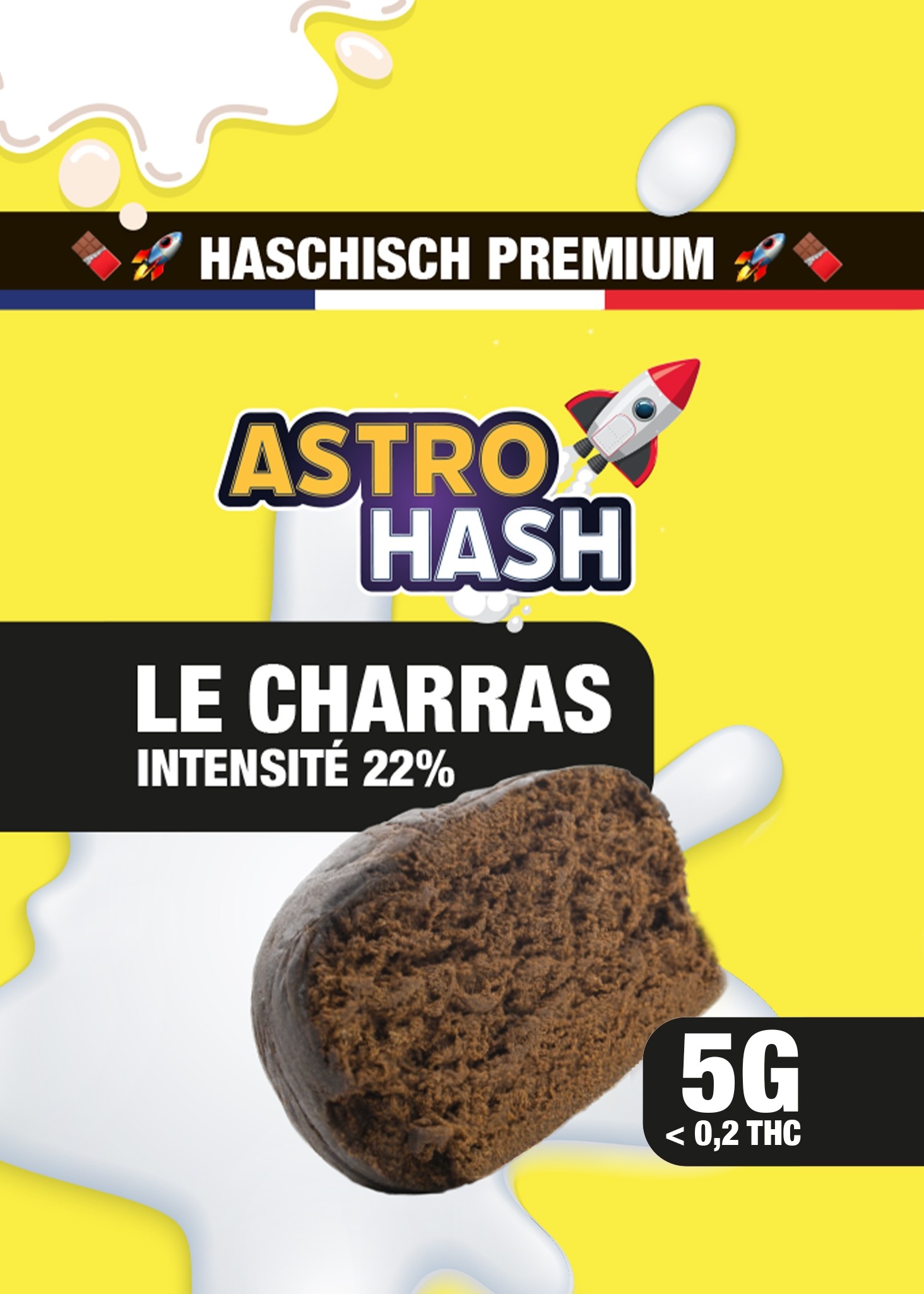 Résine CBD LE CHARRAS Astro Hash dès 9,90