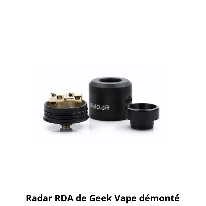 Radar RDA - 29.90 € - Geek vape | Atomiseur reconstructible | Neovapo