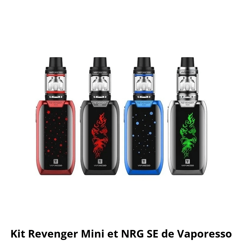 Kit Revenger Mini et NRG SE Vaporesso dès 34,90