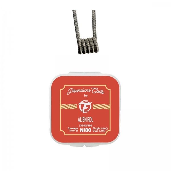 Boite de 10 coils Alien RDL Ni80 0.50ohm - 4.90€ - Fumytech | Neovapo