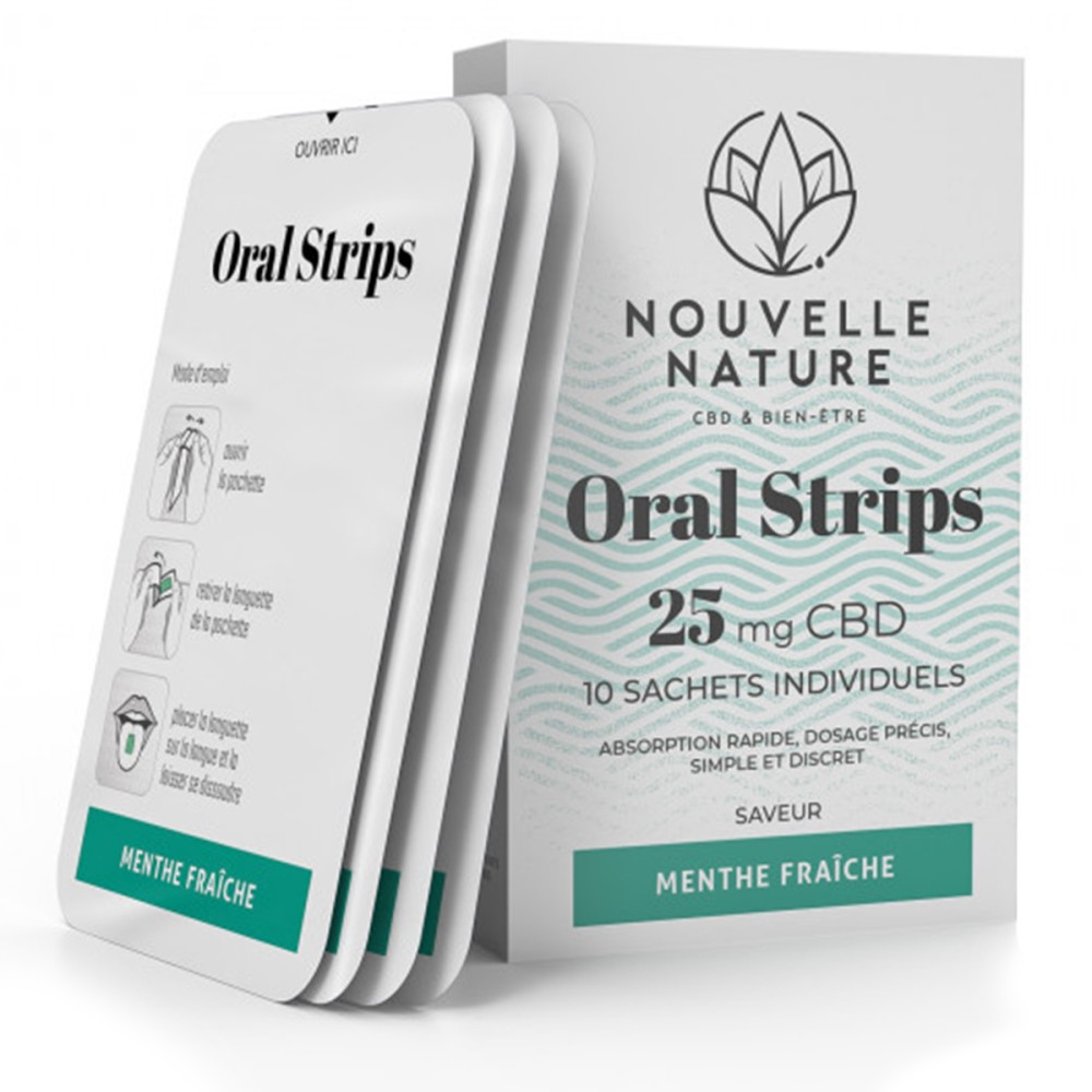 Oral Strips CBD 25mg - 9.90€ - Nouvelle nature | Neovapo